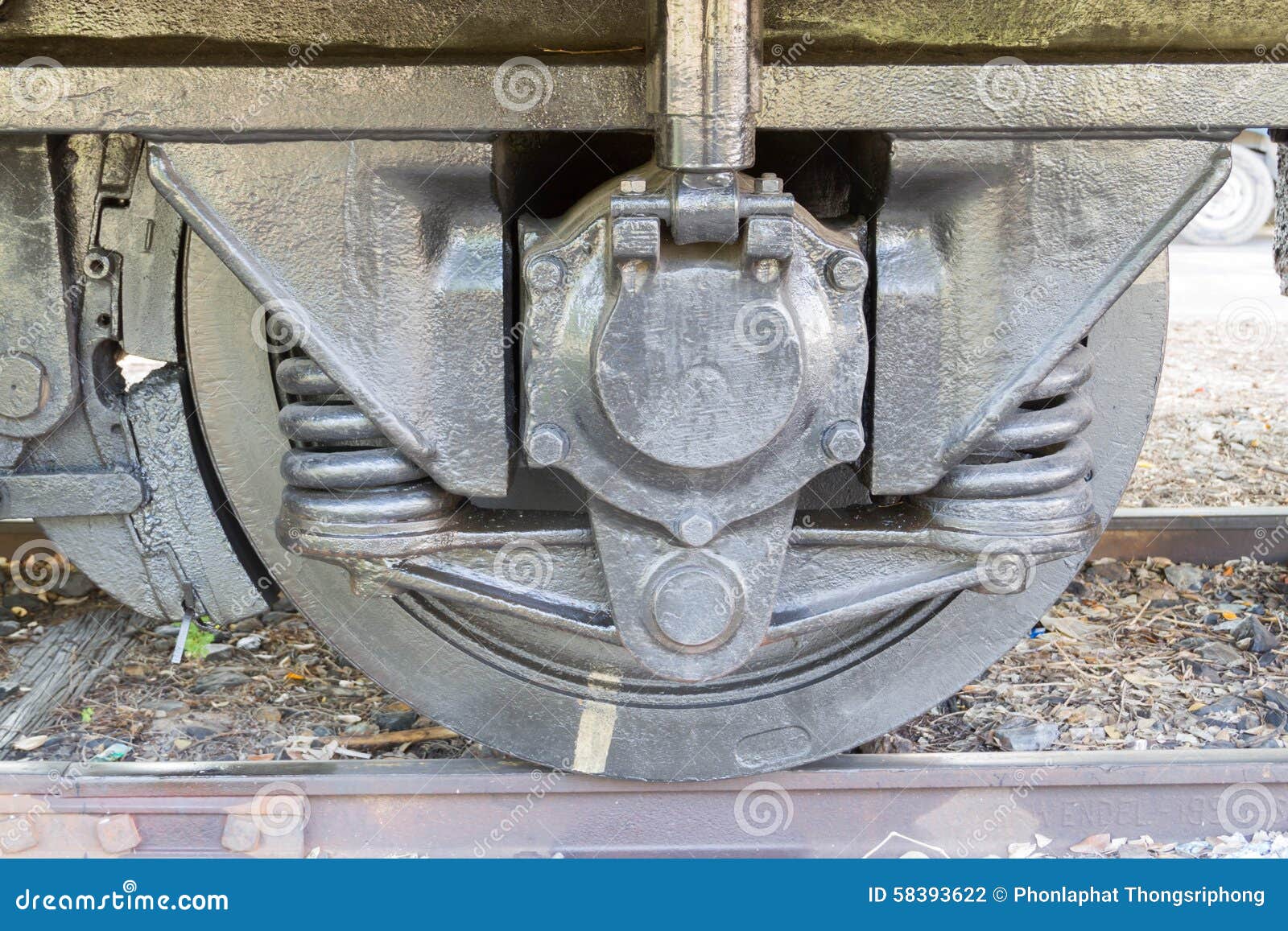 The old railroad wheel stock photo. Image of freight - 58393622