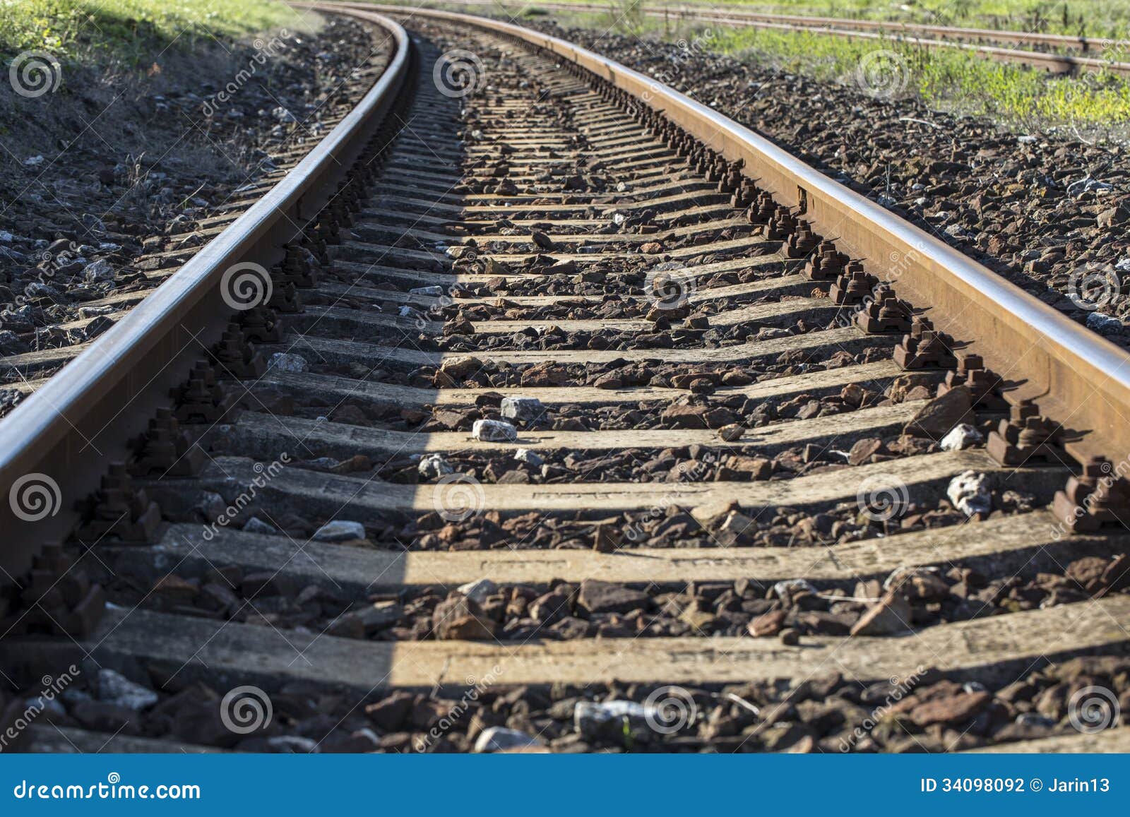Old railway stock photo. Image of line, iron, color, railway - 34098092