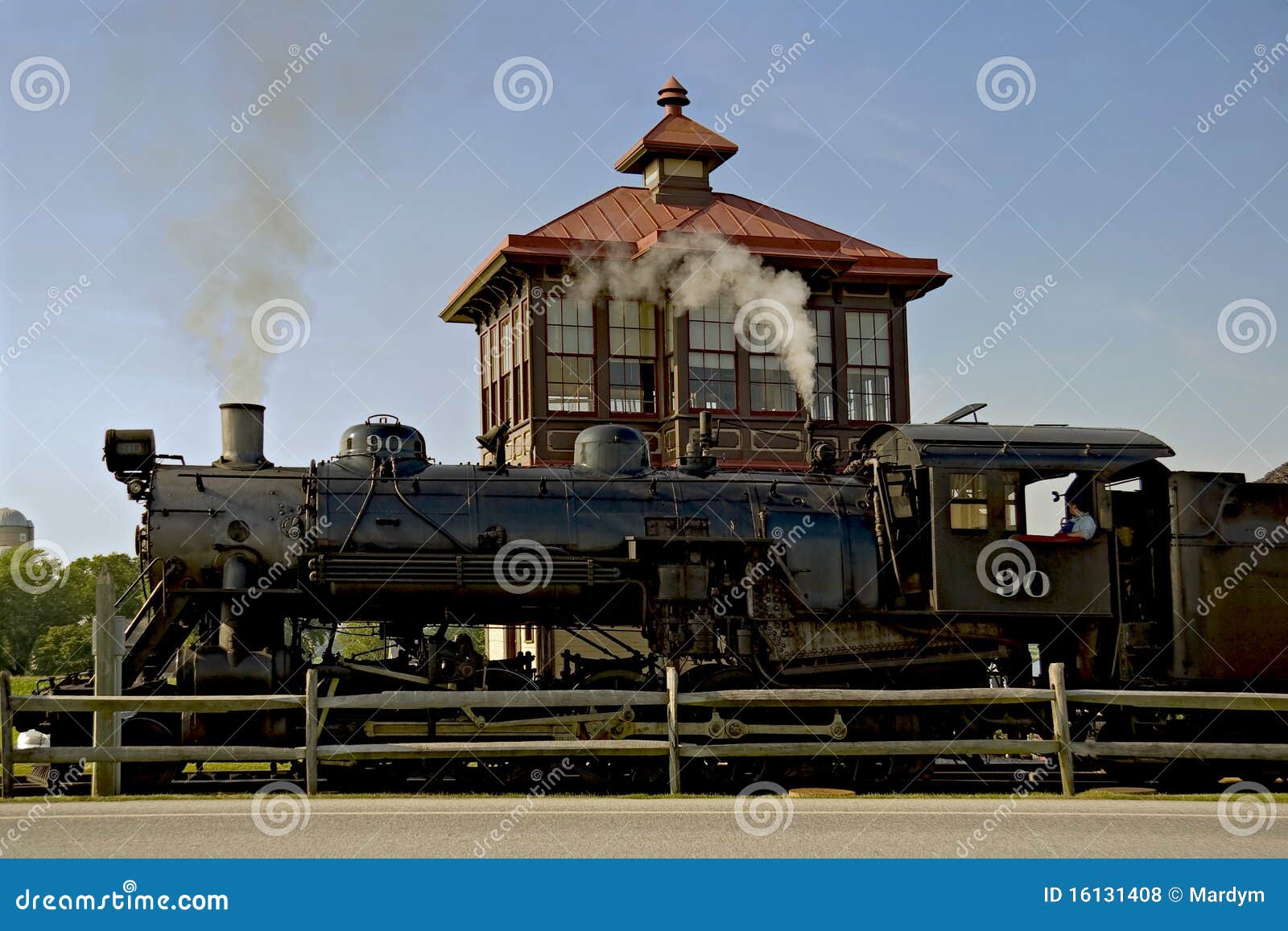Old railway engine stock photo. Image of pump, coach - 16131408
