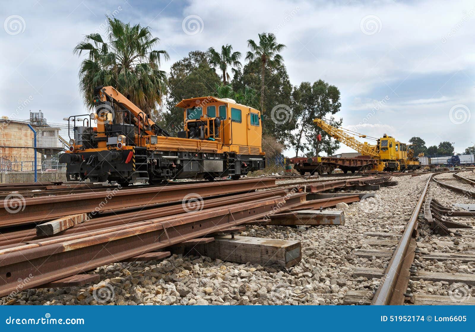 Old railway hoisting crane stock photo. Image of retro - 51952174