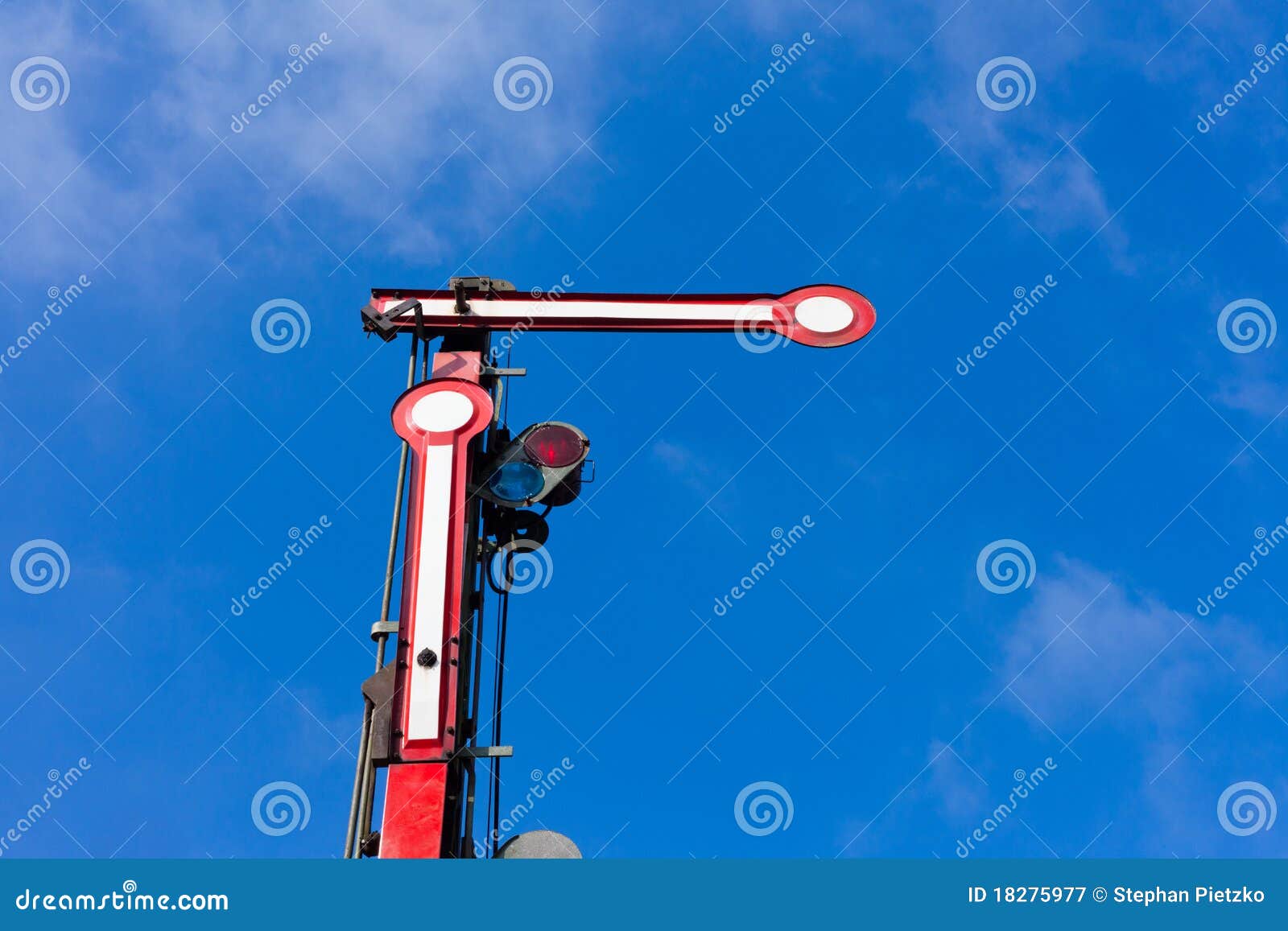 Railway Semaphore Signal Royalty-Free Stock Photography | CartoonDealer ...