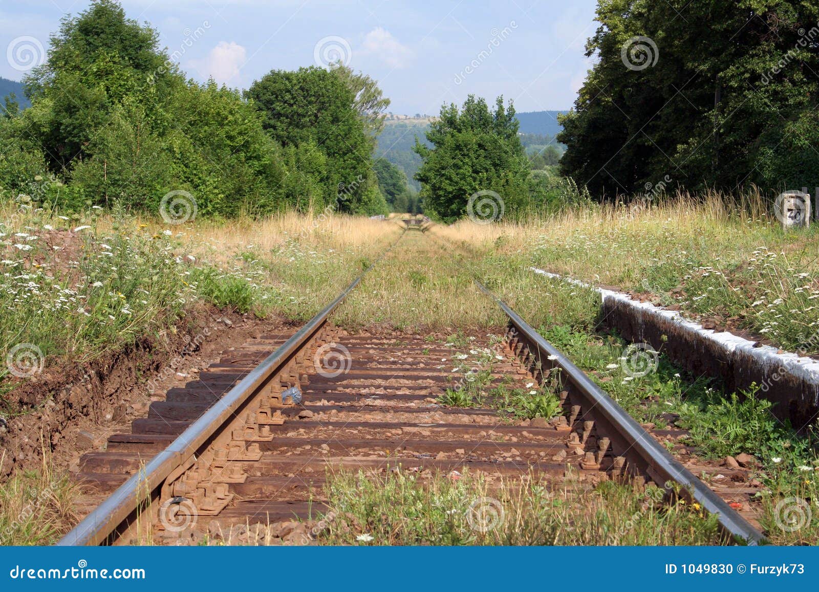 Old railway track stock photo. Image of railcar, empty - 1049830