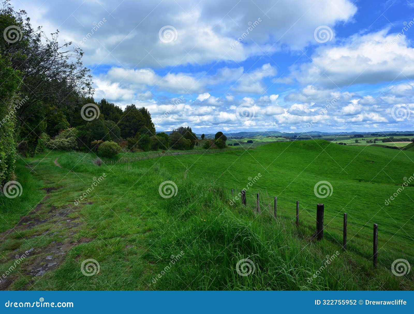 The Old Railway Track Now Over Grown Stock Photo - Image of pasture ...