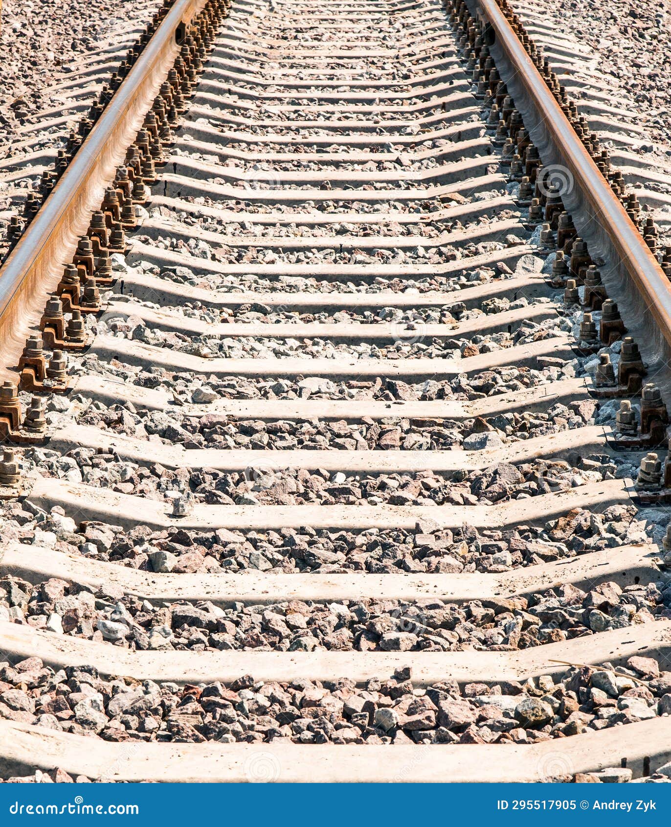 Old Railway Track. Perspective View Stock Image - Image of speed, transport: 295517905