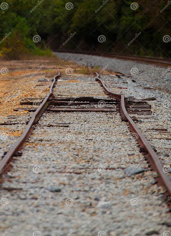 Vanishing Trails: Exploring the Abandoned Railway Line Stock Image ...