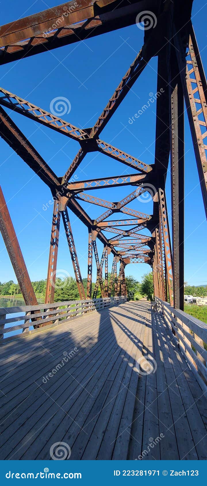 A old railway Trussell stock image. Image of water, transportation ...