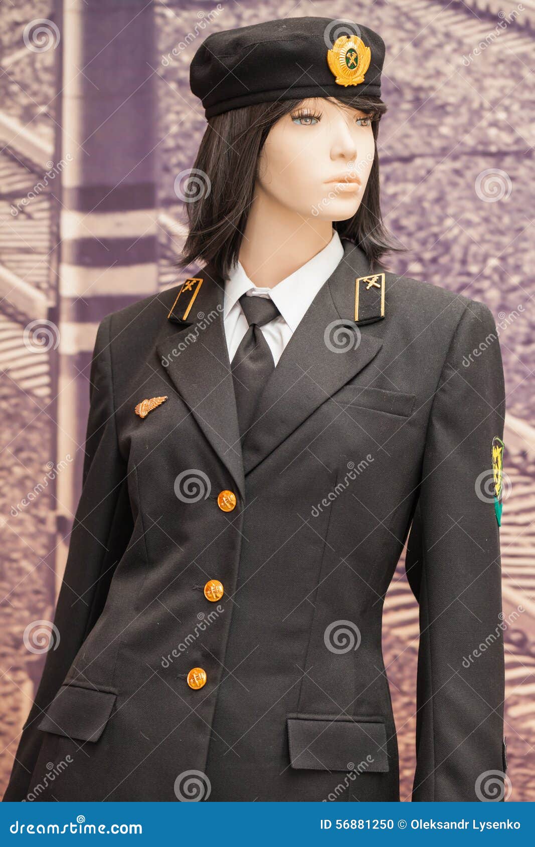 Old Railway Worker Uniforms Stock Photo - Image of worker, station ...