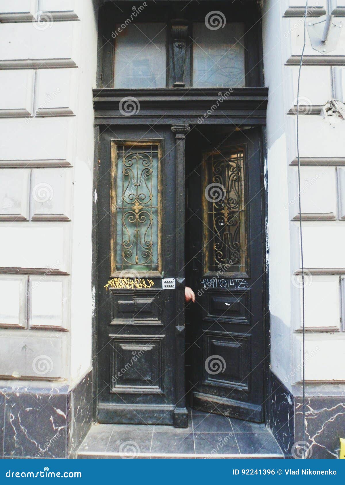 Old Rare Wooden Doors in the Building Stock Photo - Image of door ...