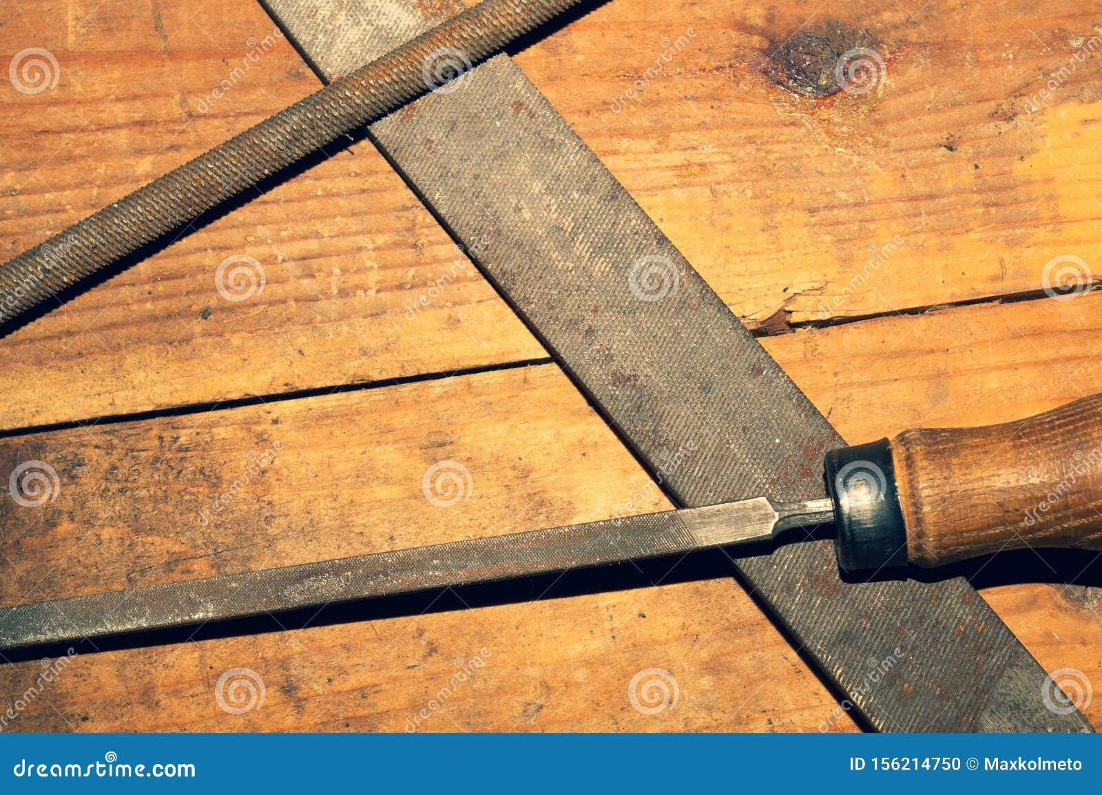 Old Rasp. Different Carpentry Files. Various Graters. Instrument for ...