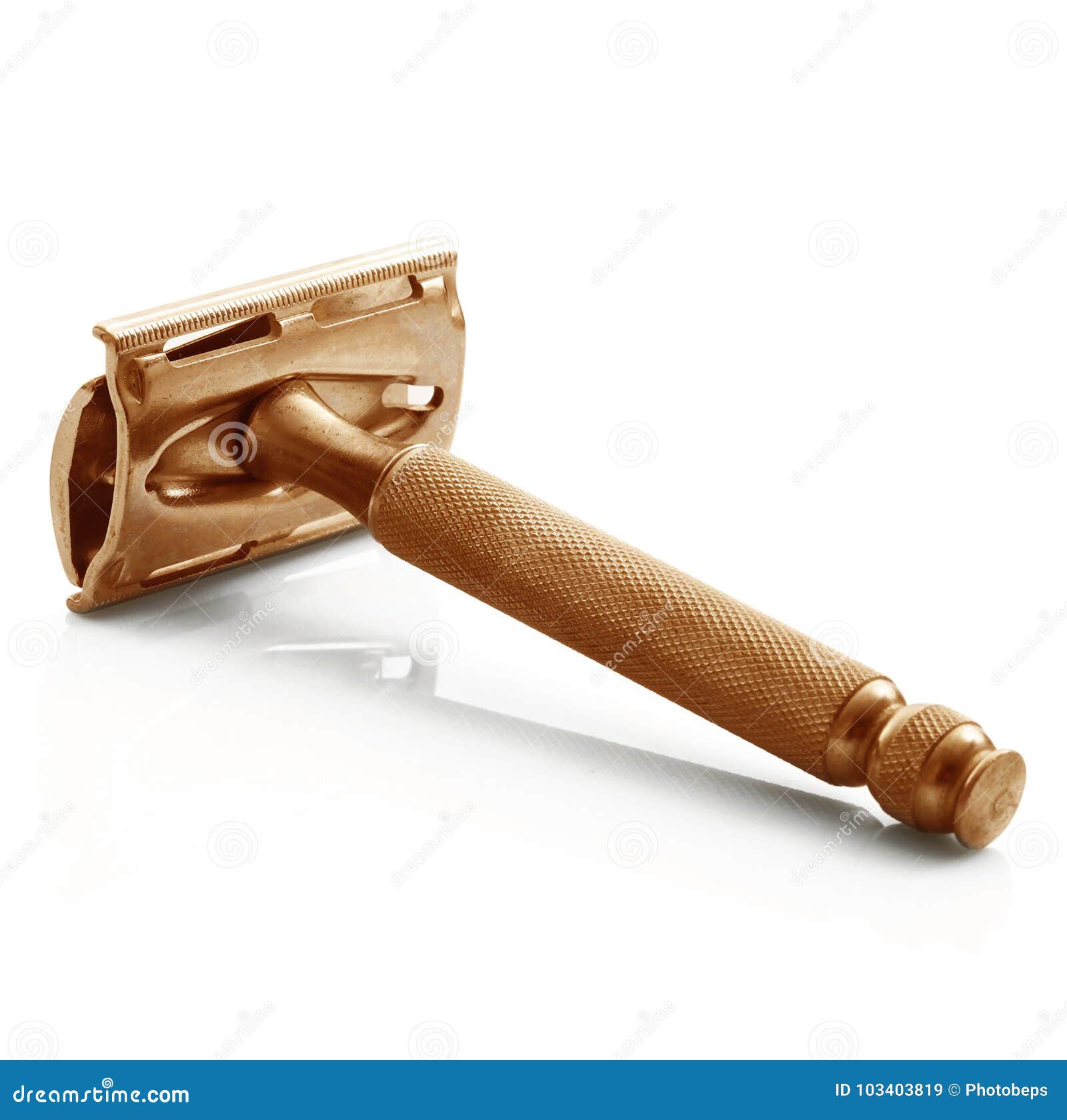Razor on white background stock image. Image of shaving - 103403819