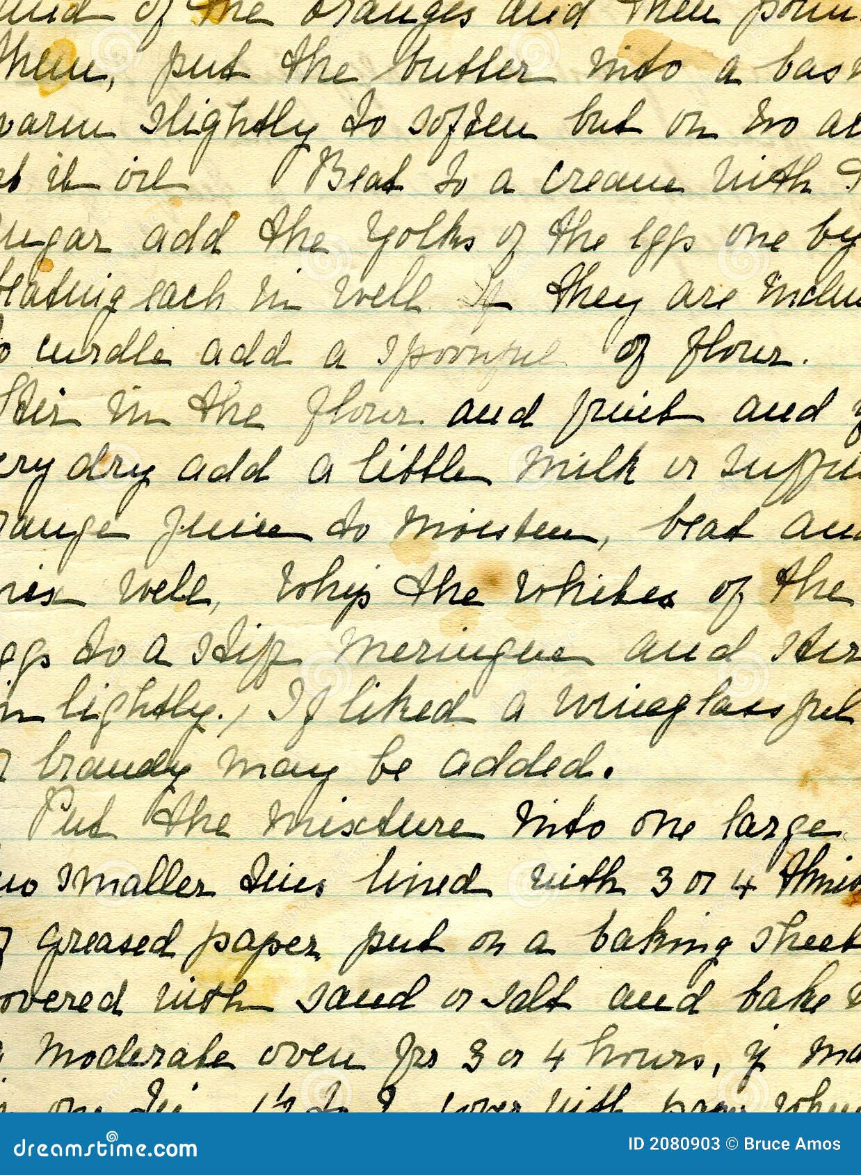 Old English Cursive Handwriting