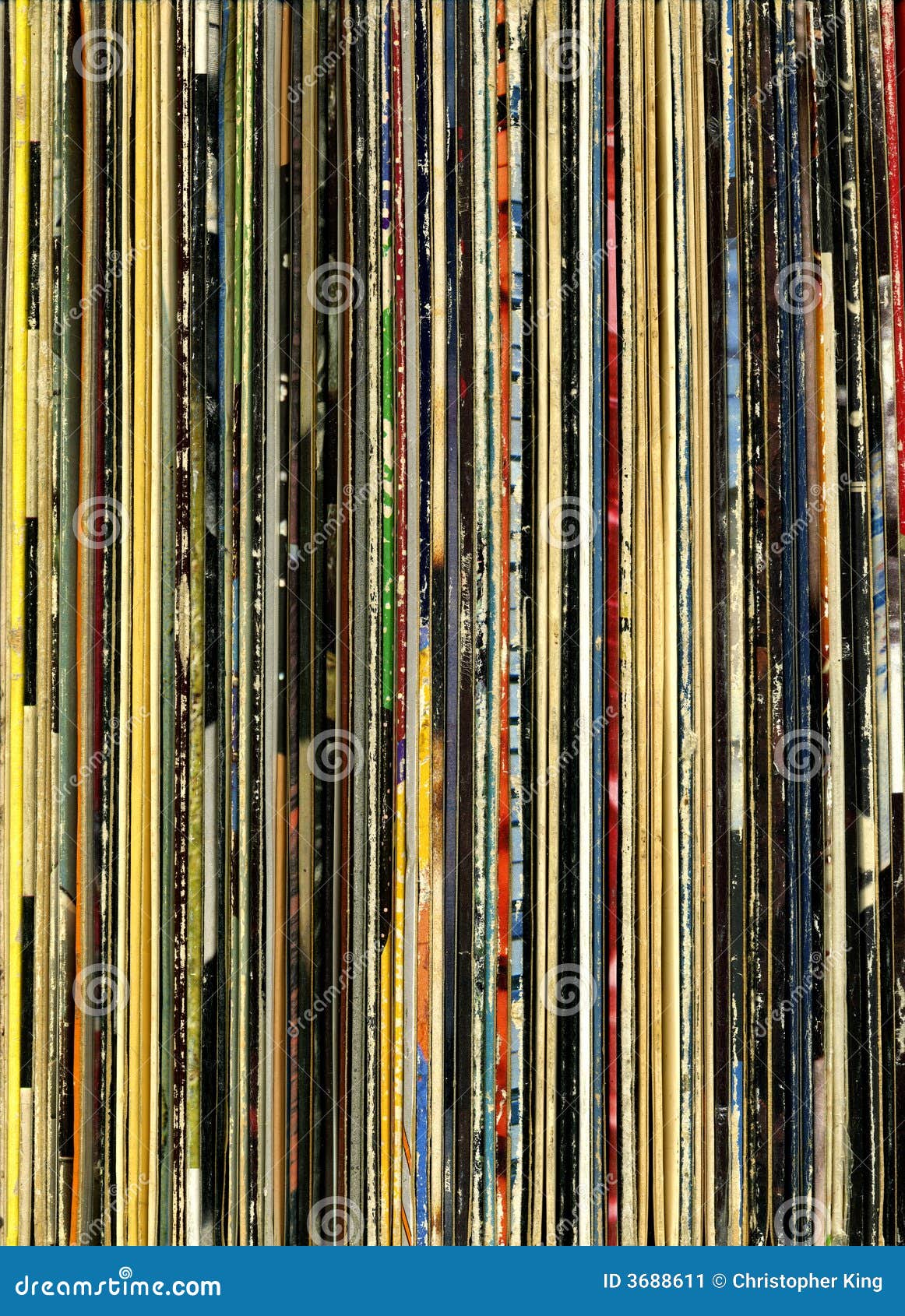 Stack Of Old 45 Recordings Stock Photo | CartoonDealer.com #33605844