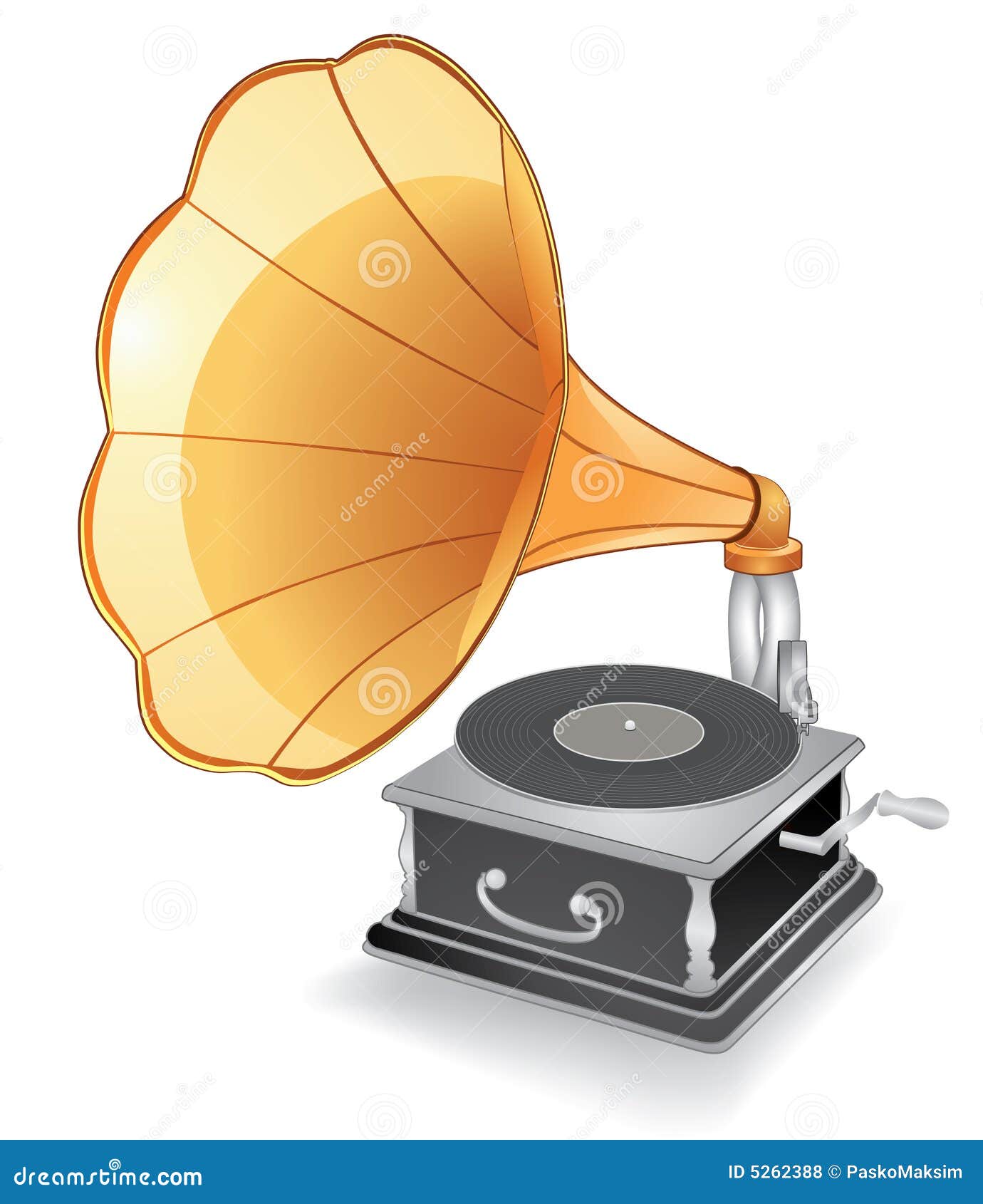 Old Record Player - Phonograph Stock Vector - Illustration of retro ... Old Record Player - Phonograph Stock Vector - Illustration of retro ...