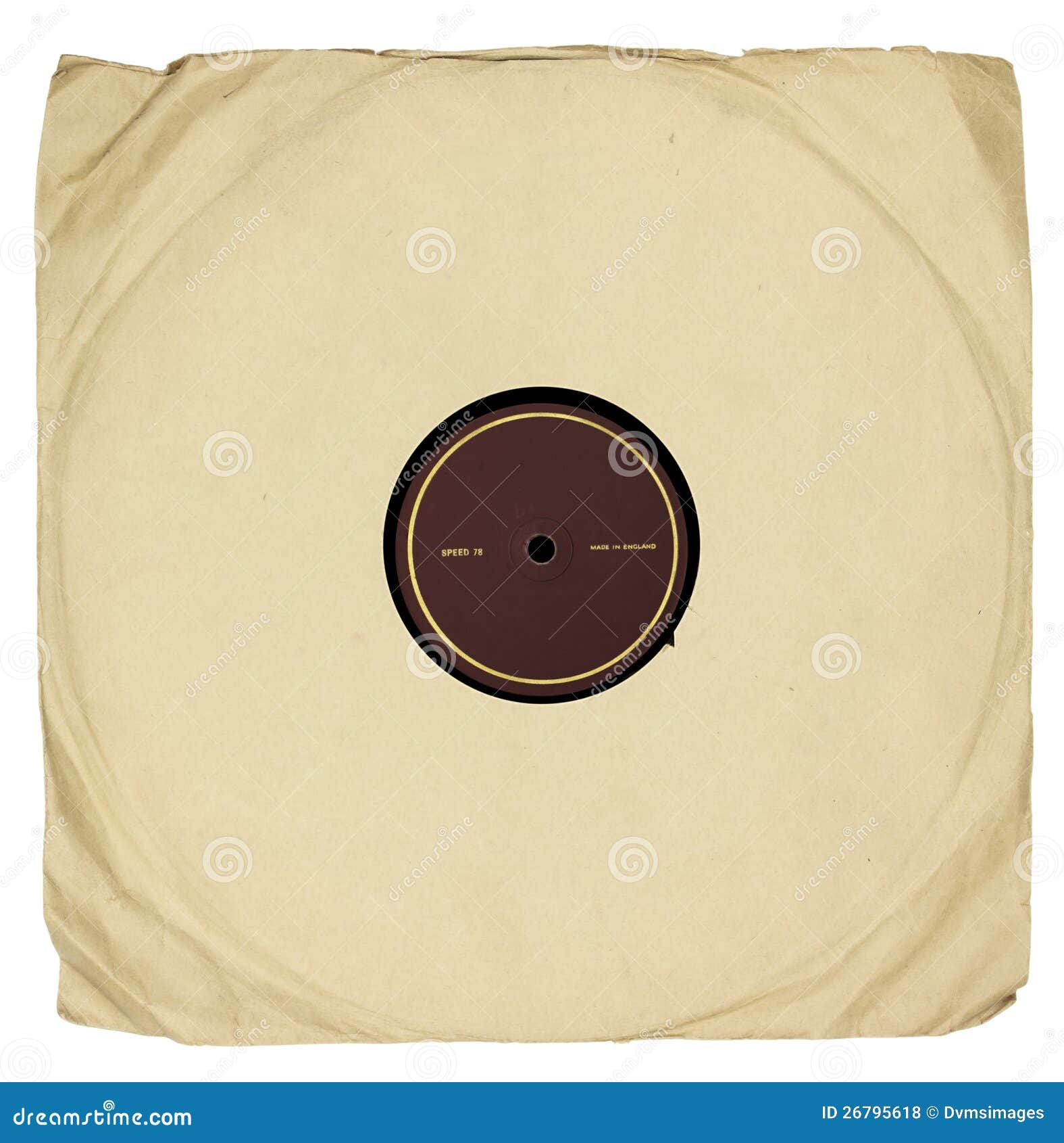 Old Vinyl Record Cover