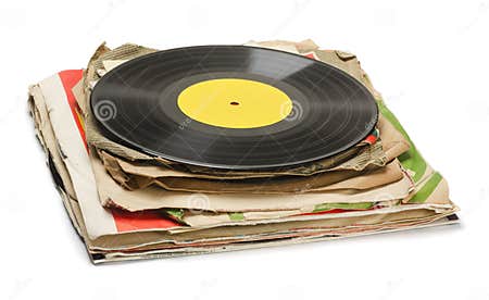 Old records stock photo. Image of paper, hobbies, obsolete - 37111028