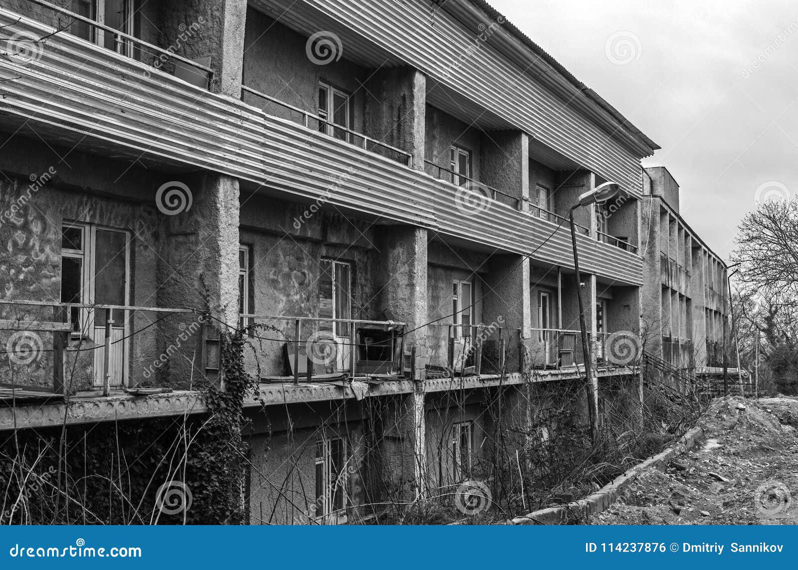 The old recreation center stock photo. Image of construction - 114237876