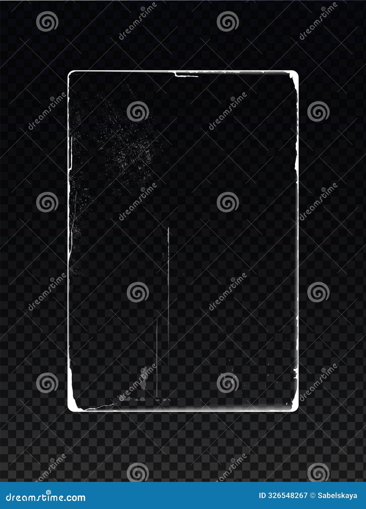 Old Rectangular Paper Overlay Cover for Photo or Poster. Stock Vector ...