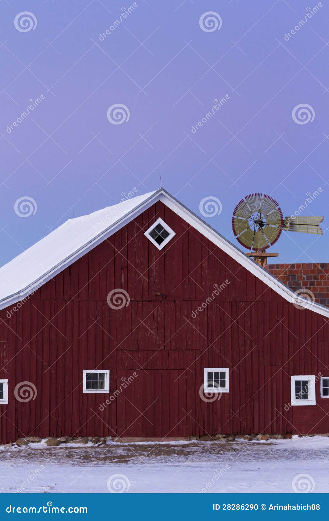 Old Red Barn stock photo. Image of mountain, green, historical - 28286290