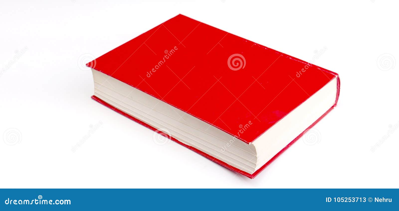Old Red Book Isolated on White Stock Image - Image of bookshelf, white ...