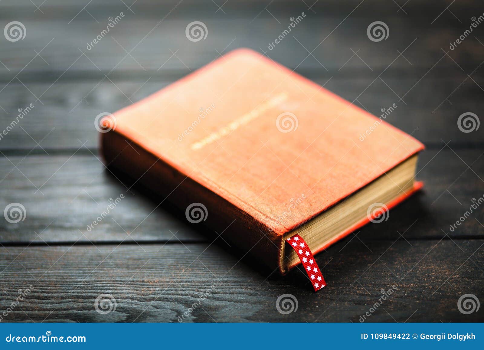 Old red book stock photo. Image of wood, paper, object - 109849422