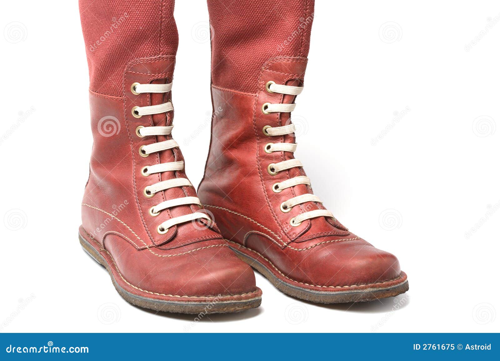 Old Red Boots, Footwear stock image. Image of dust, skin - 2761675