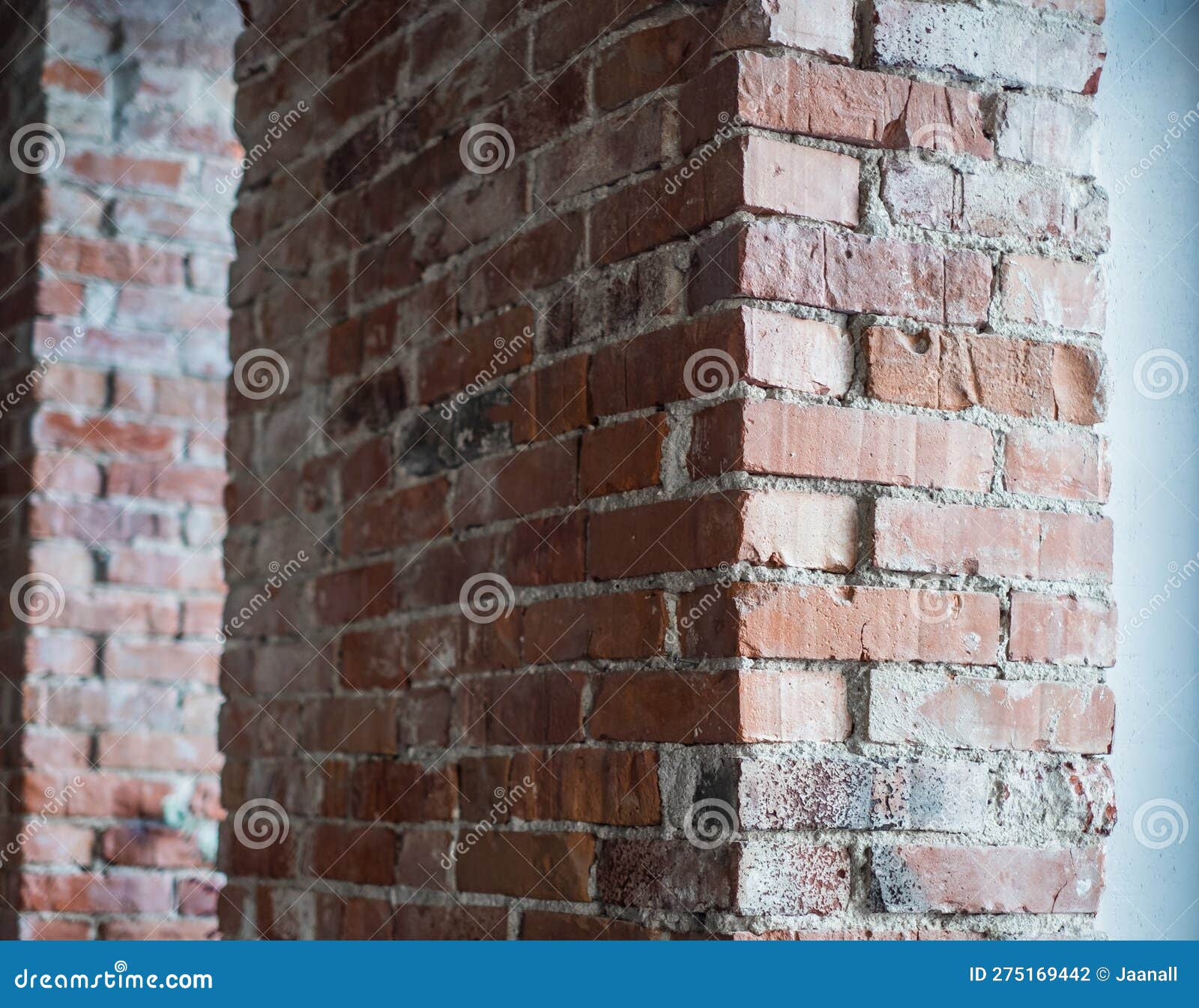 Old red brick background stock photo. Image of stone - 275169442