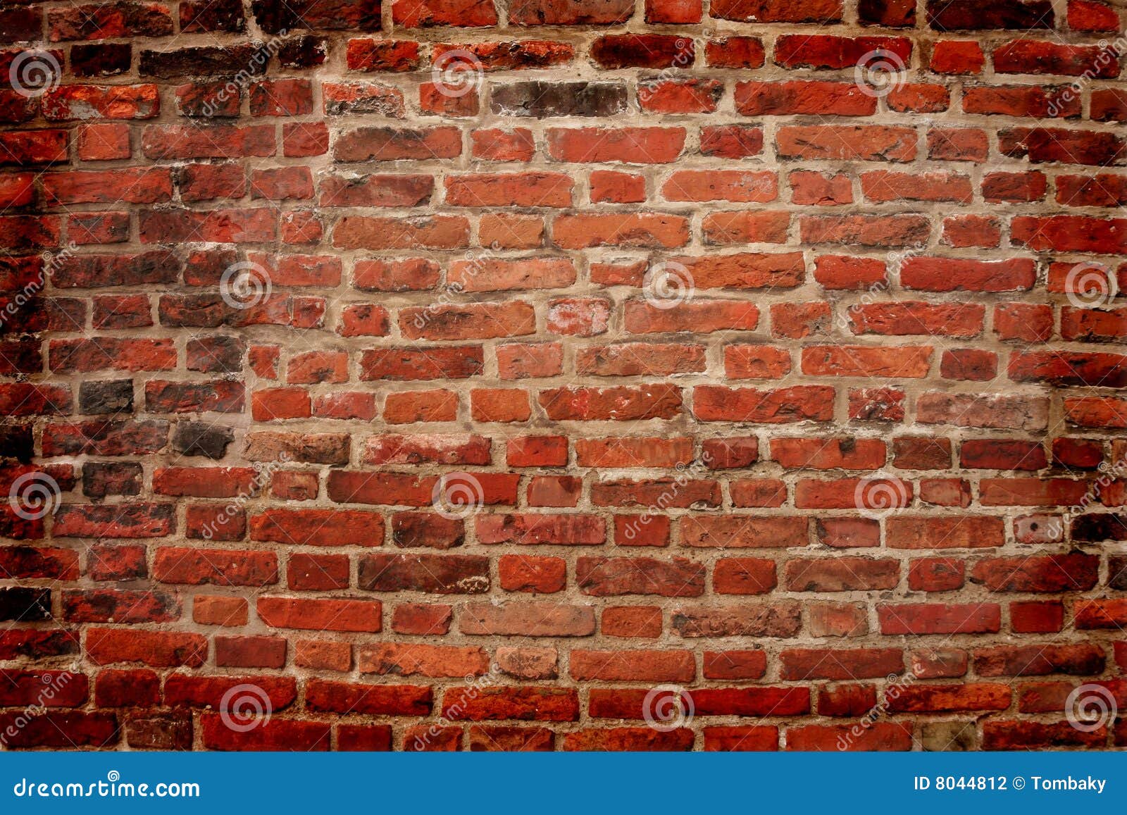 Old red brick wall stock photo. Image of blocks, concrete - 8044812