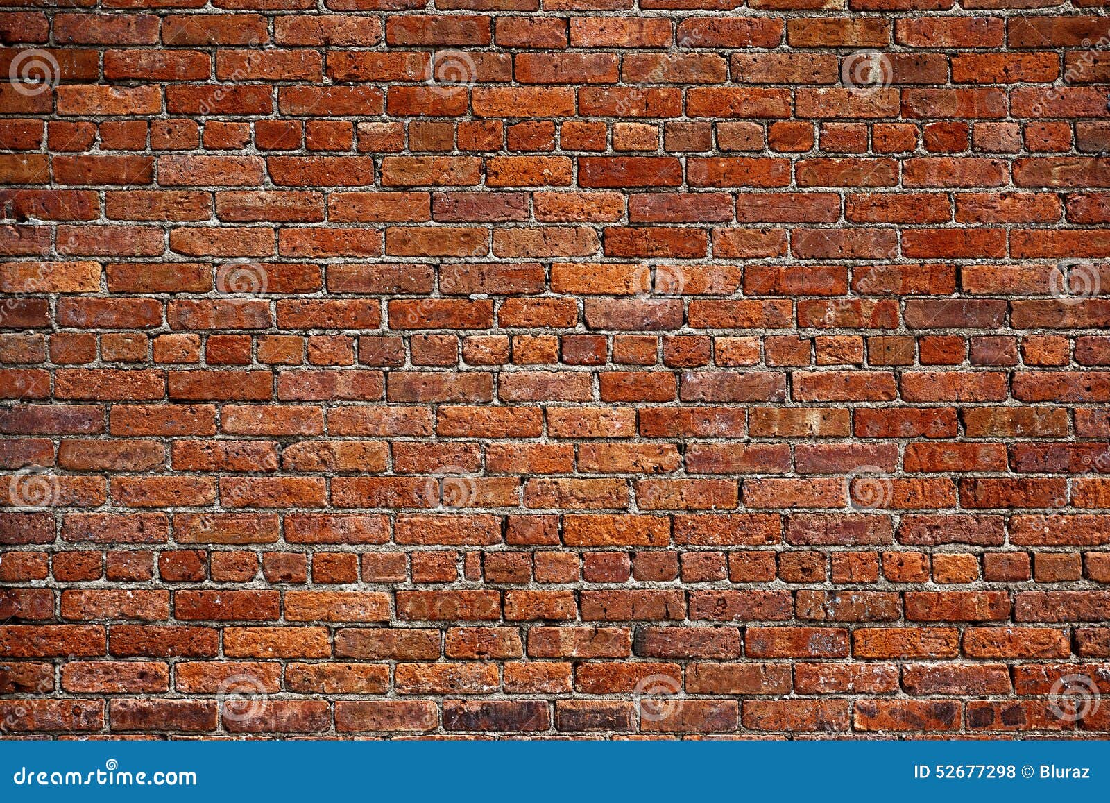 The old red brick wall stock photo. Image of brick, building - 52677298