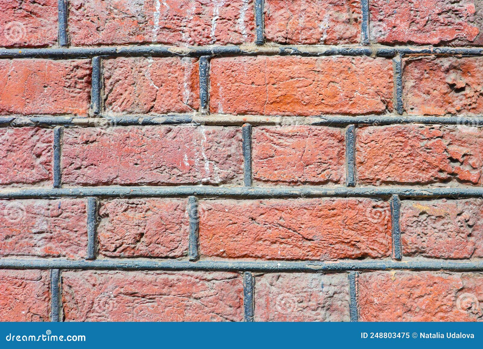 An old red brick wall stock image. Image of brickwork - 248803475