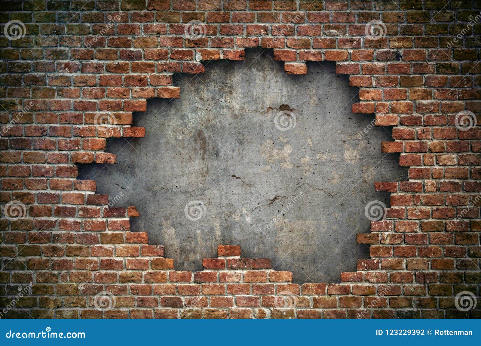 Break In The Wall With Protruding Electrical Wires, Electric Wire ...