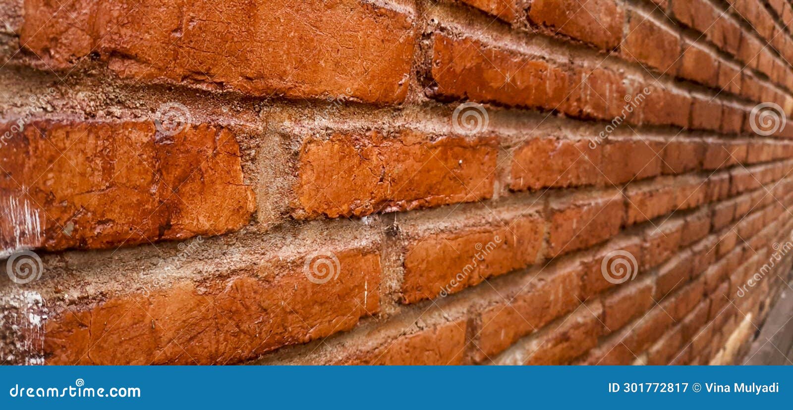 Old Red Brick Wall with Firing Marks Stock Image - Image of traditional ...