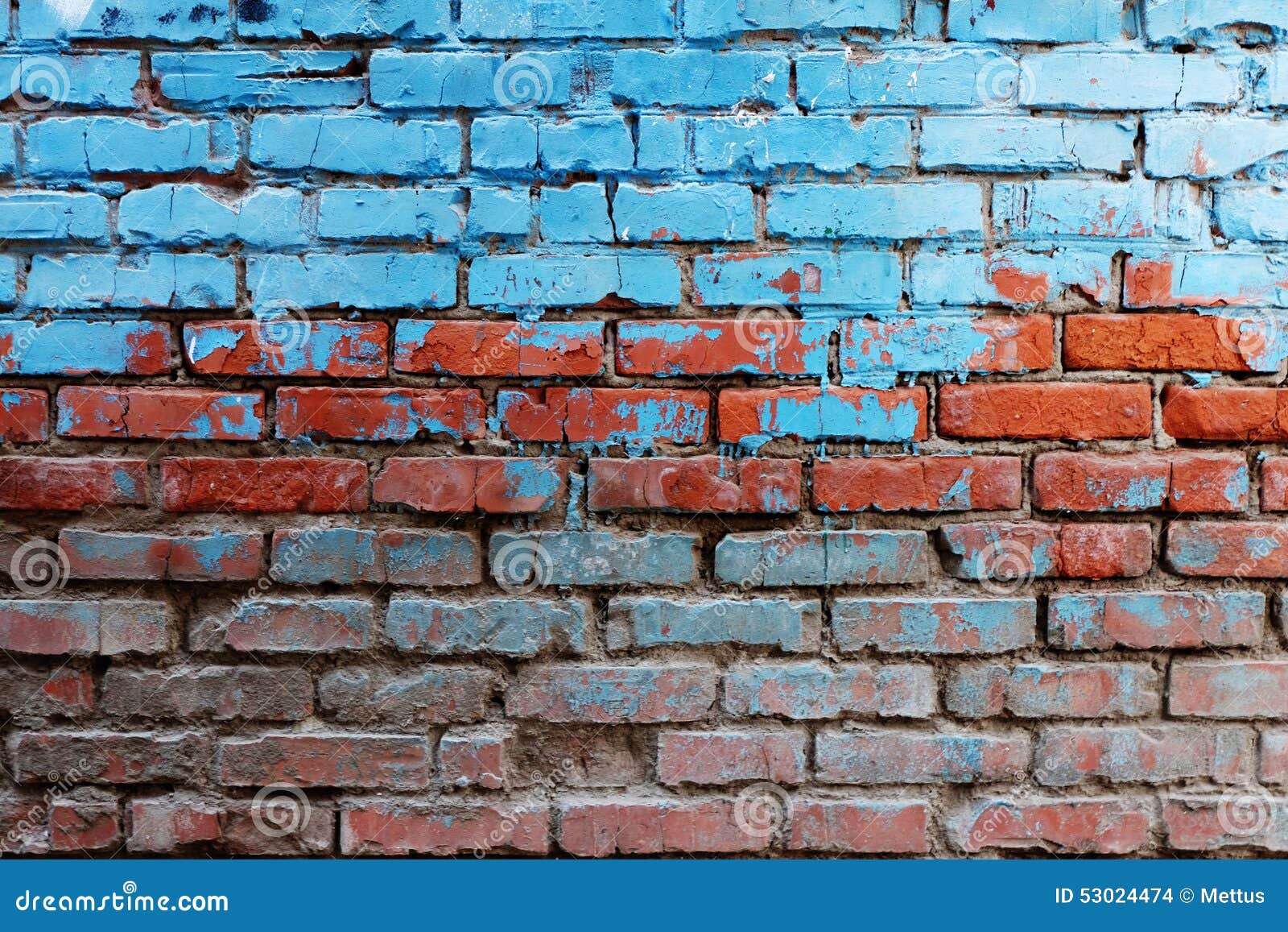 Half Built Brick Wall Background