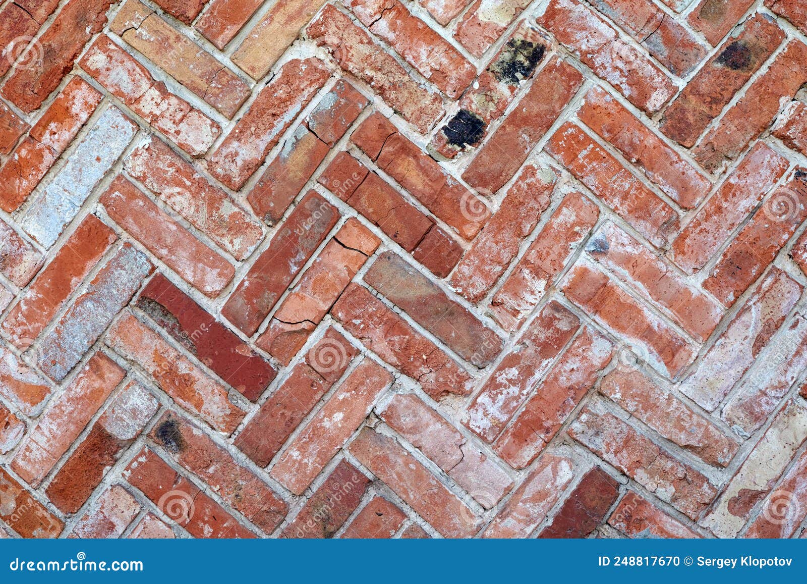 Old red brick wall stock photo. Image of structure, facade - 248817670