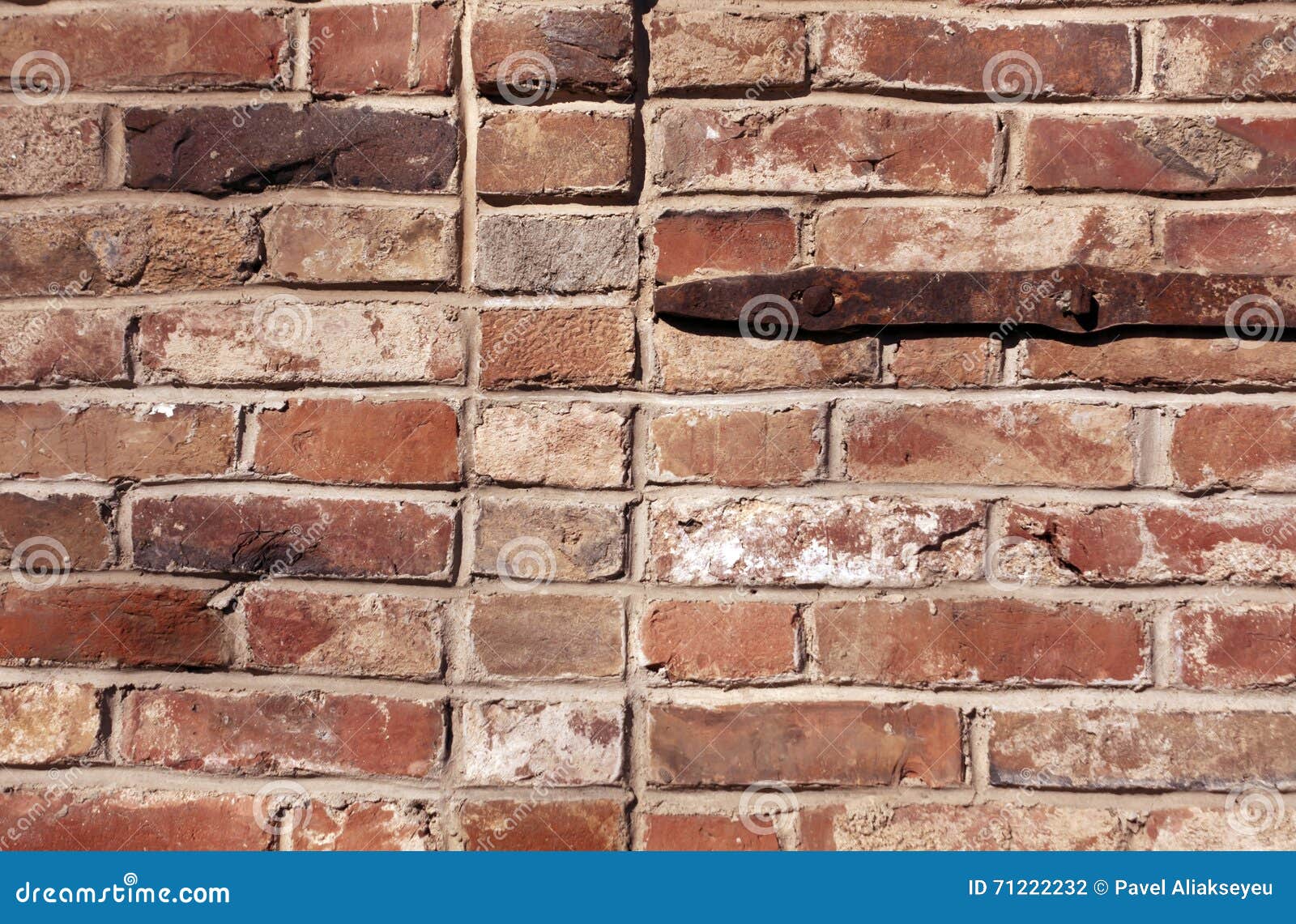 Old Red Brick Wall Texture. Stock Photo - Image of clay, structure ...
