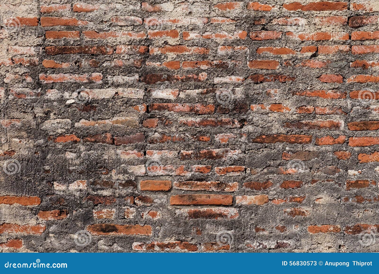 Old Red Brick Wall Texture Background Stock Image - Image of graphic ...