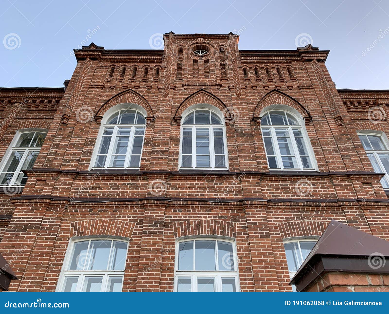 Old red brickbuilding stock photo. Image of gothic, estate - 191062068