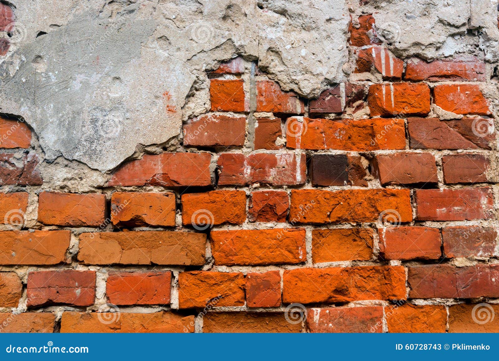 Old red brickwork stock image. Image of grunge, aged - 60728743