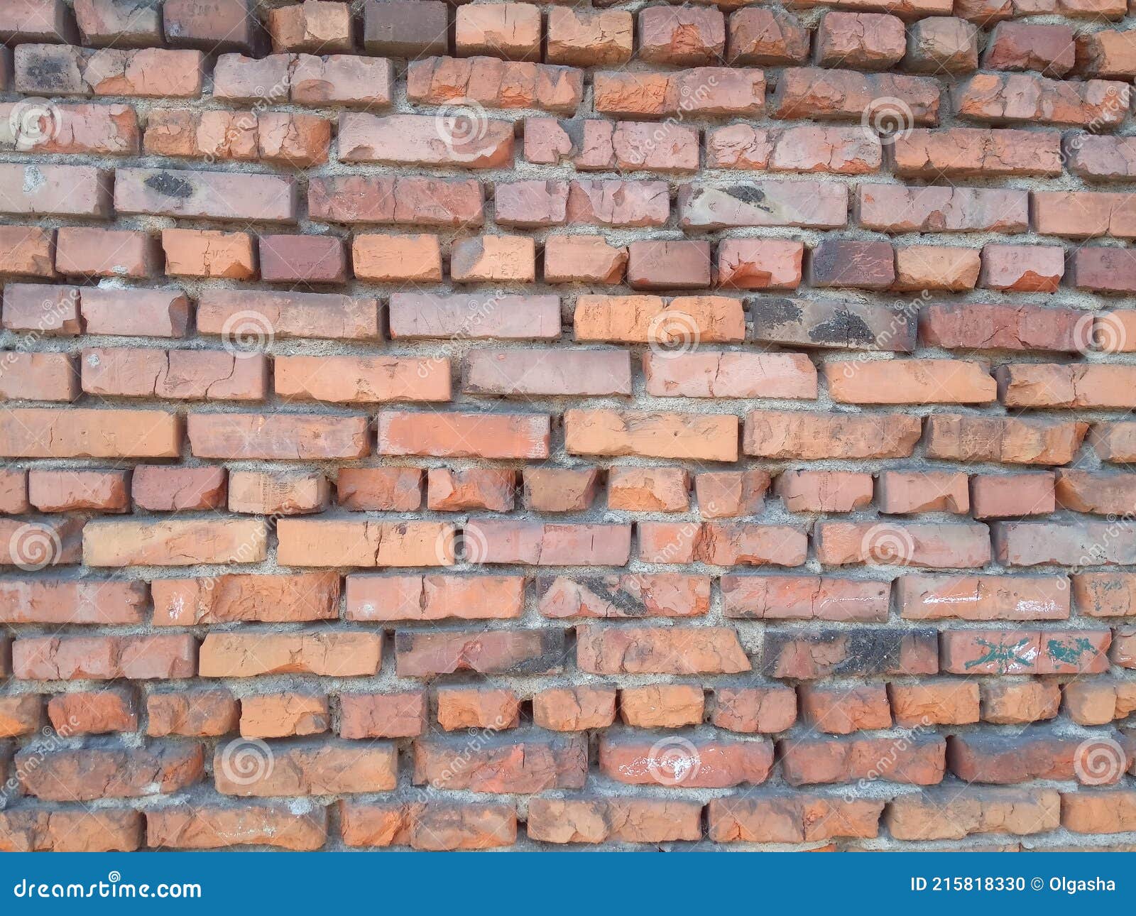 Old Red Brickwork Background and Texture Stock Photo - Image of rock ...