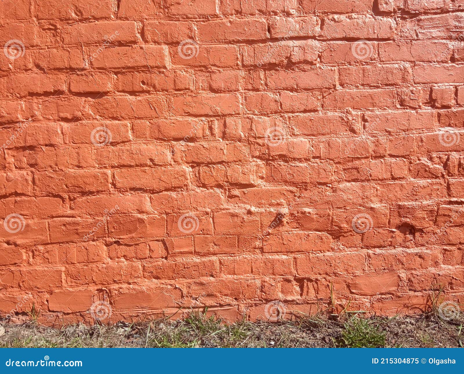 Old Red Brickwork Background and Texture Stock Image - Image of grunge ...