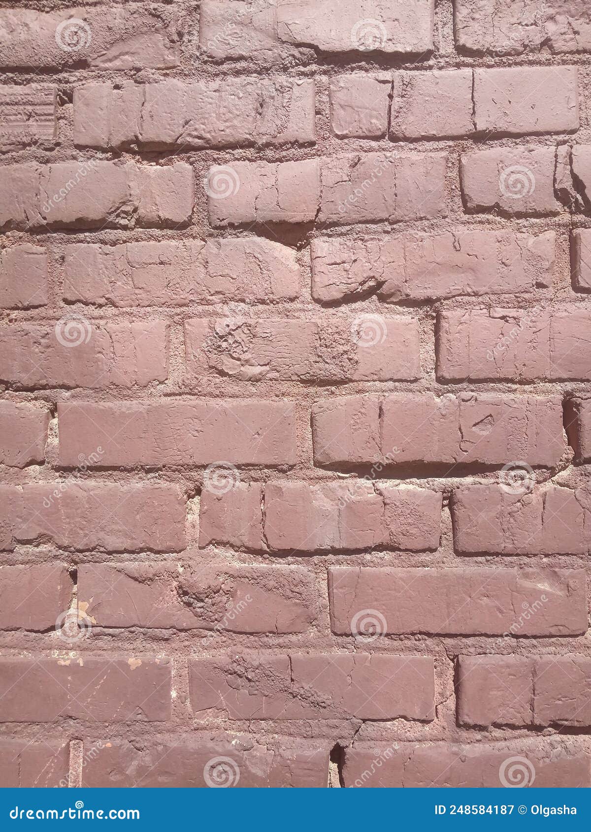 Old Red Brickwork Background and Texture Stock Image - Image of ...