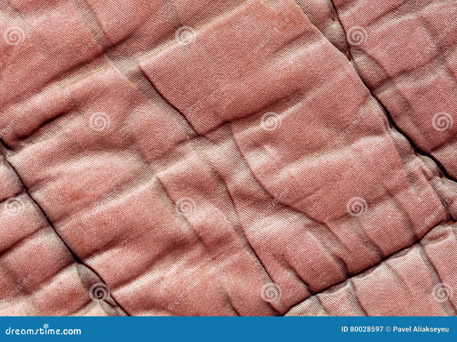 Old Red Color Blanket Texture. Stock Image - Image of backdrop, line ...