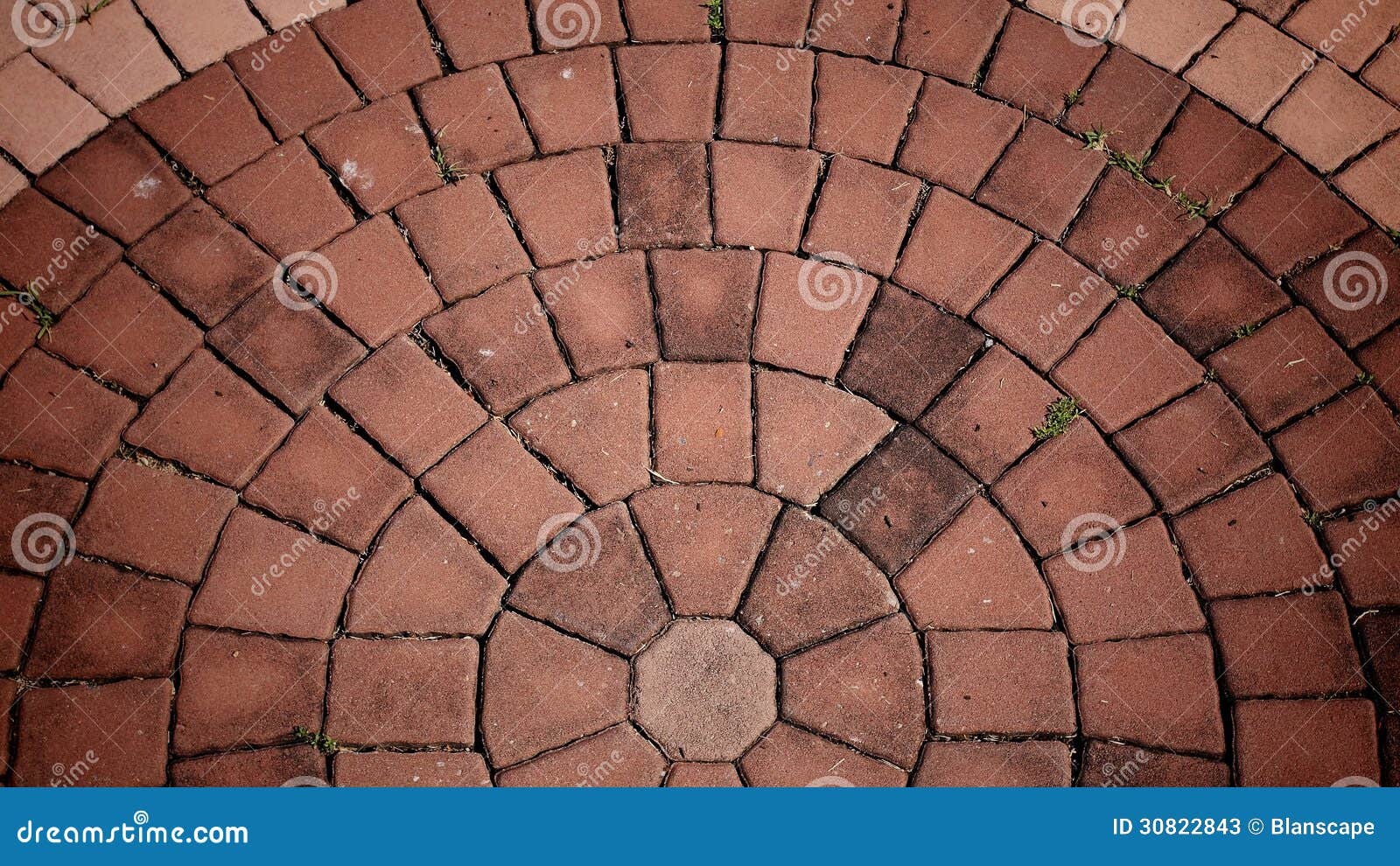 Old Red Color Footpath of Concrete Block Stock Image - Image of brick ...