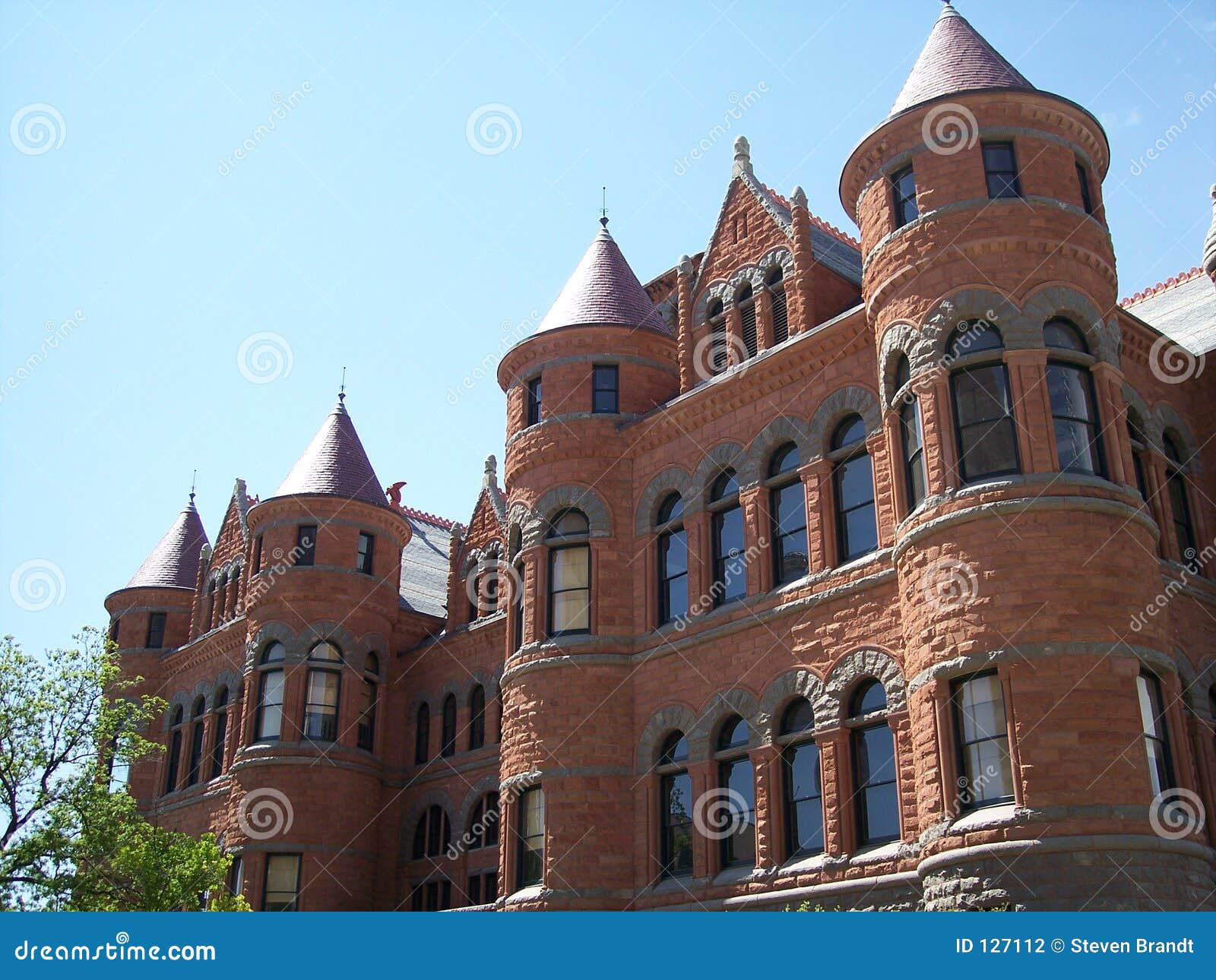 Old red courthouse stock photo. Image of brick, historic - 127112
