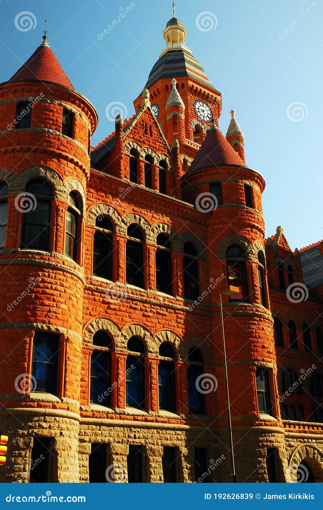The Old Red Courthouse, Dallas, Texas Editorial Stock Image - Image of ...