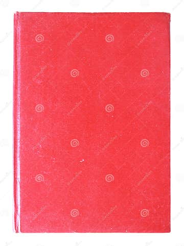 Old Red Cover Book Isolated Stock Photo - Image of empty, object: 22398656