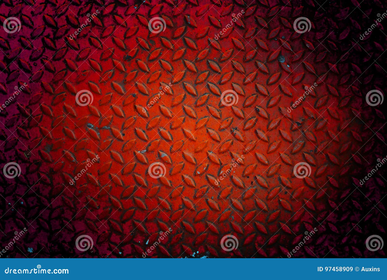 The Old Red Diamond Steel Metal Sheet Background Stock Image - Image of ...