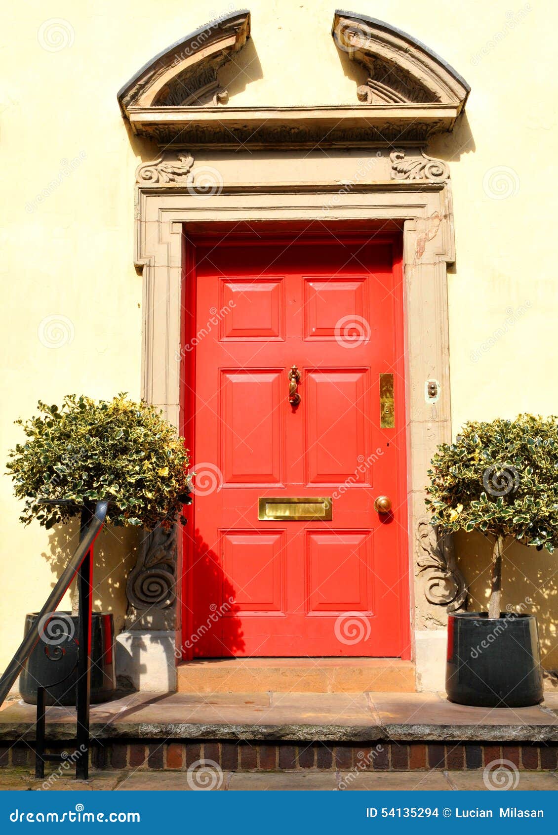 Old red door stock photo. Image of door, historic, doors - 54135294