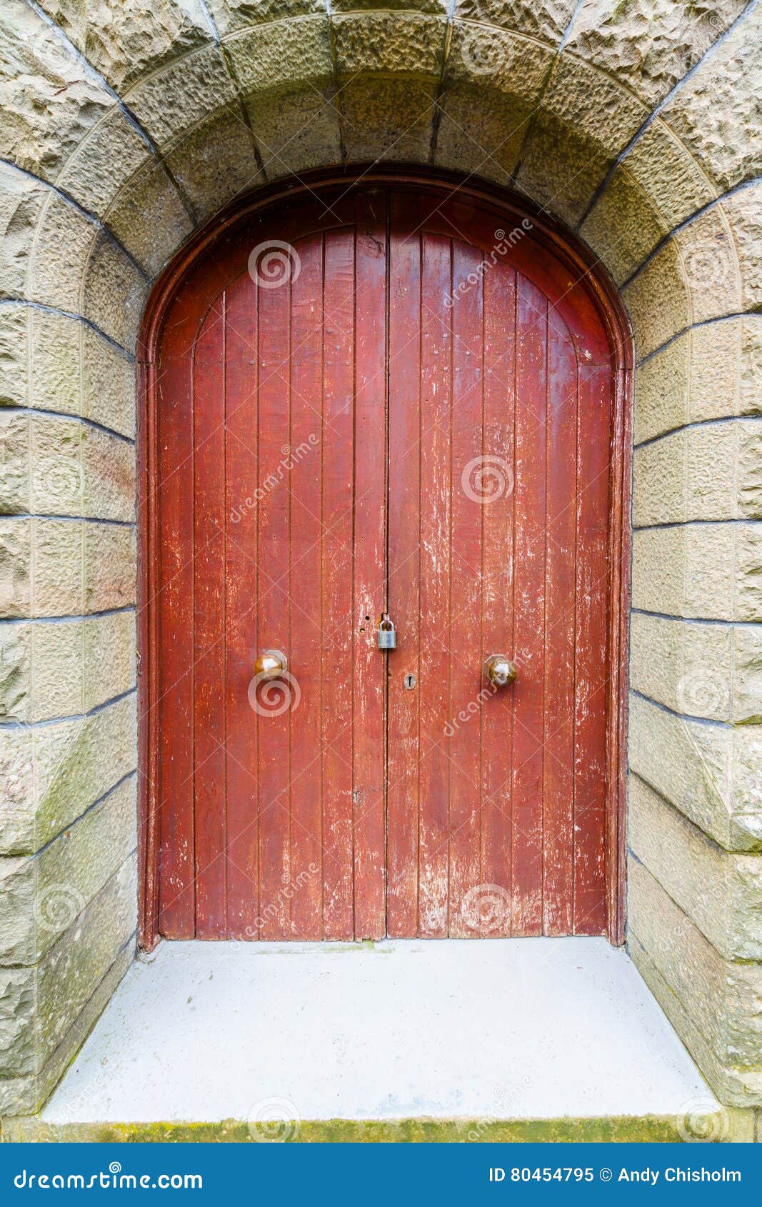 Old red door stock image. Image of wooden, antique, handle - 80454795