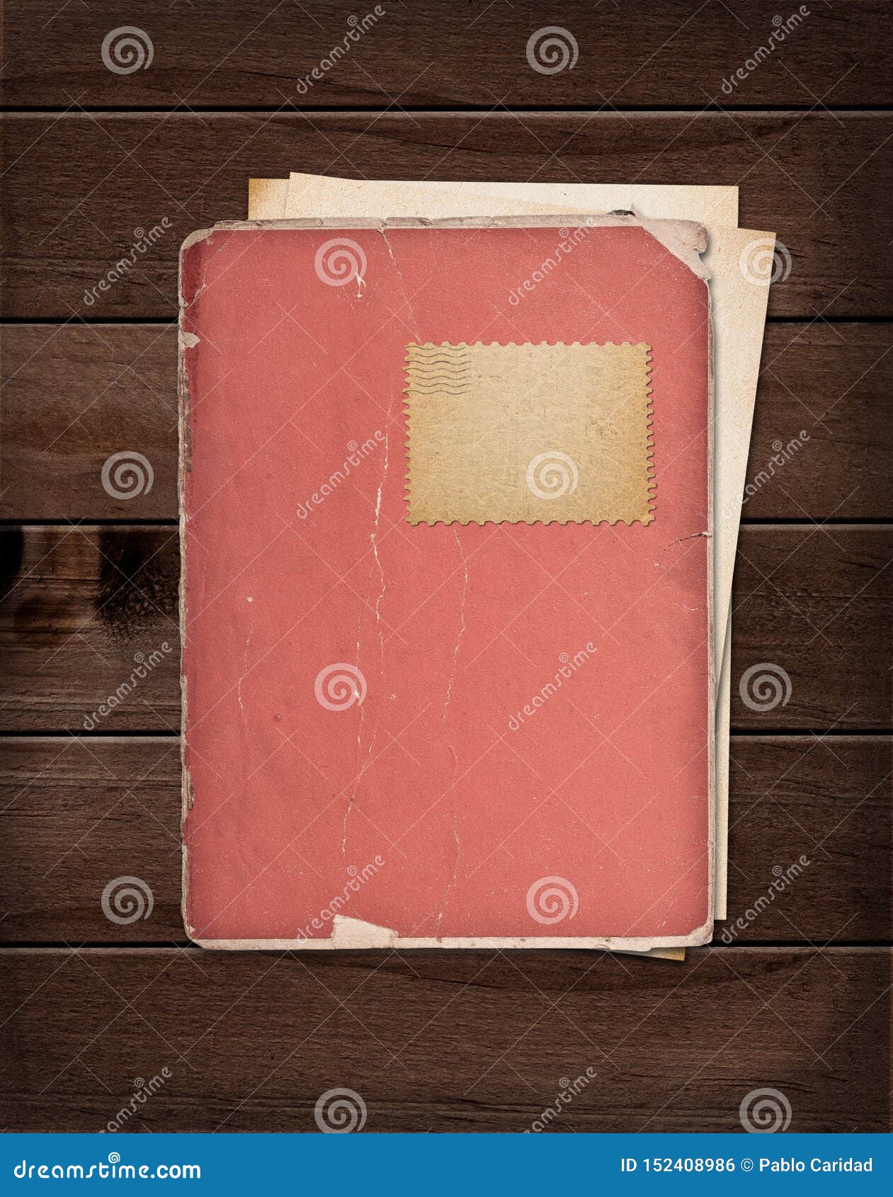 Old folder on wooden table stock photo. Image of military - 152408986