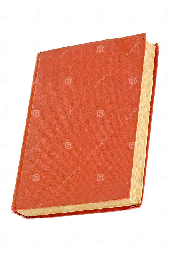 Old red hardcover book stock photo. Image of paper, isolated - 2414570
